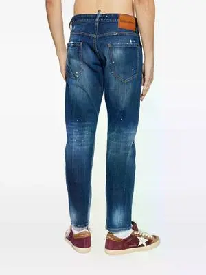 Dsquared2 Distressed Denim Jeans - Blue