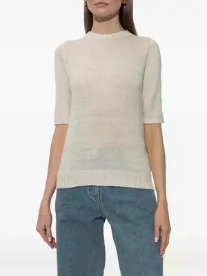Fabiana Filippi Short-sleeve Knitted Sweater