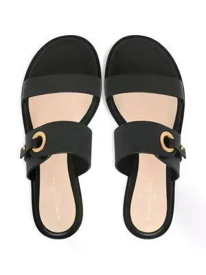 GIANVITO ROSSI Granada Strap Sandals - Black
