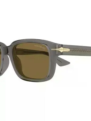 Montblanc Square-frame Sunglasses - Grey