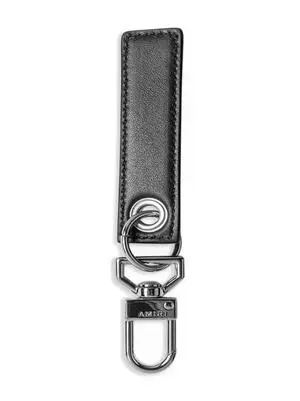 Amiri Leather Tag Keychain