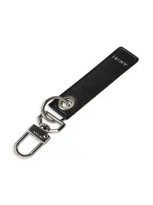Amiri Leather Tag Keychain