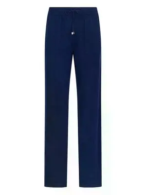 Malo Drawstring Waist Trousers - Blue