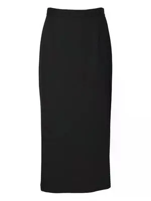 SOLOTRE Slit-detail Midi Skirt