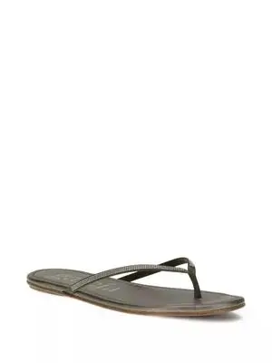 PEDRO GARCIA Embellished Thong Sandals