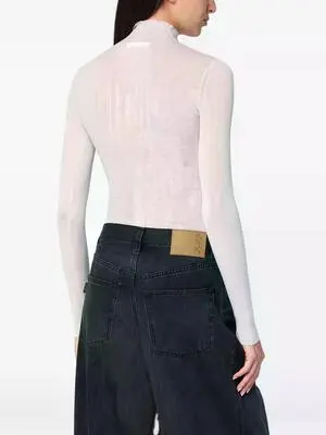 6397 Ribbed Roll-neck Sweater - Neutrals