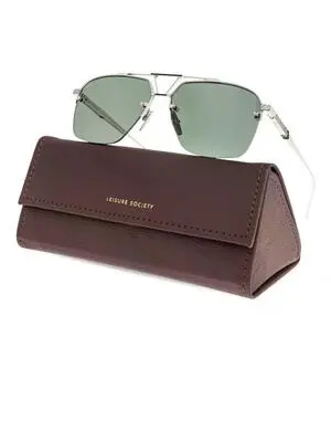 LEISURE SOCIETY Presidio Geometric Sunglasses