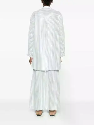 FORTE_FORTE Striped Button-down Shirt