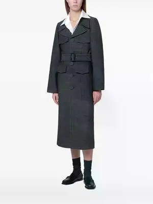 NAMACHEKO Belted Single-breasted Coat