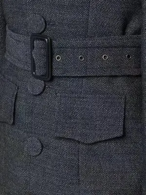 NAMACHEKO Belted Single-breasted Coat
