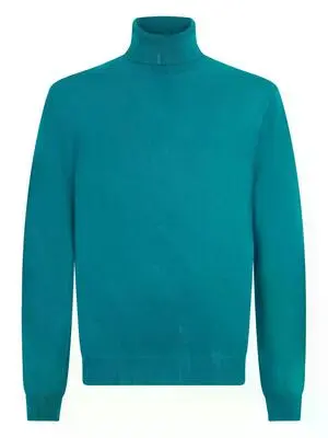 Malo Roll Neck Sweater - Blue