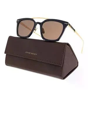 LEISURE SOCIETY Thorsen Lx Geometric Bar Sunglasses