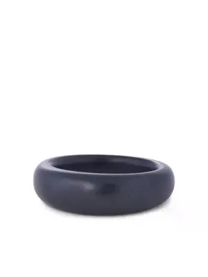 Sidney Garber Dome Titanium Band Ring - Blue