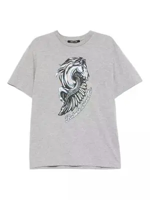 Roberto Cavalli Graphic-print Crew-neck T-shirt