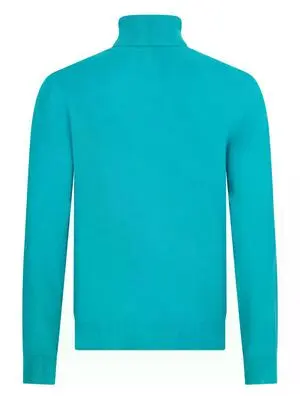 Malo Roll Neck Sweater - Blue