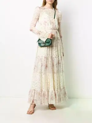 Philosophy Di Lorenzo Serafini Floral Lace Evening Dress