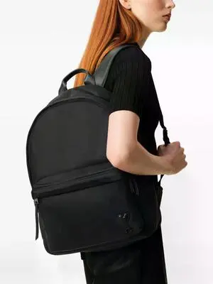 AMI Paris Logo-detail Backpack - Black