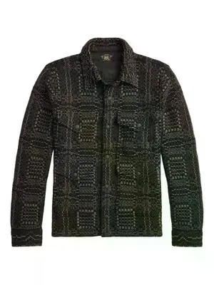 Ralph Lauren Geometric Knitted Overshirt