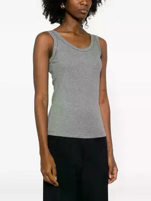 Fabiana Filippi Embellished Scoop Neck Tank Top