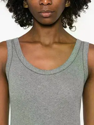Fabiana Filippi Embellished Scoop Neck Tank Top