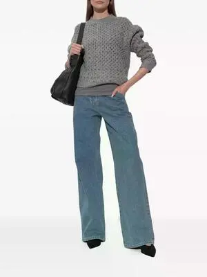 Fabiana Filippi Embellished Open-knit Sweater