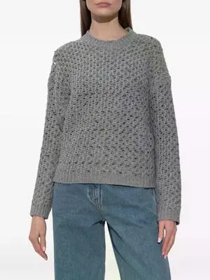 Fabiana Filippi Embellished Open-knit Sweater
