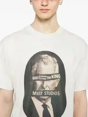 MELT Slogan-print T-shirt