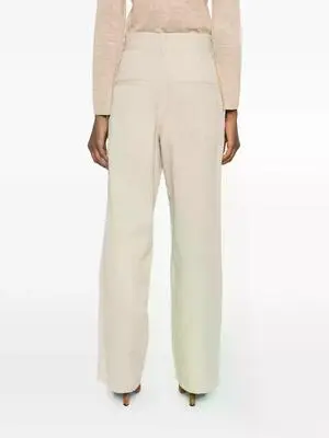 MARANT ETOILE Nadine Pleated Trousers - Neutrals