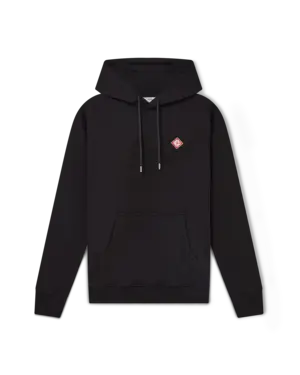 Casablanca Diamond Logo Hooded Sweatshirt - Black