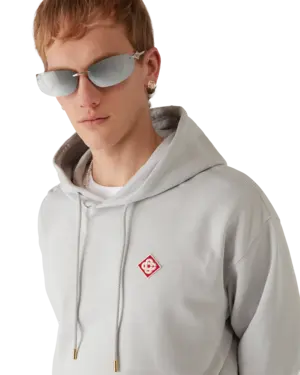 Casablanca Diamond Logo Hooded Sweatshirt
