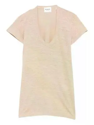 MARANT ETOILE Zankou V-neck T-shirt