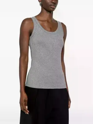 Fabiana Filippi Embellished Tank Top - Grey