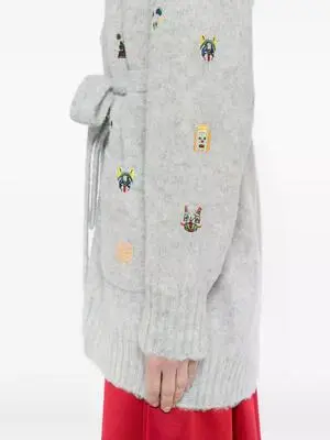 Loewe Animal-embroidered Cardigan