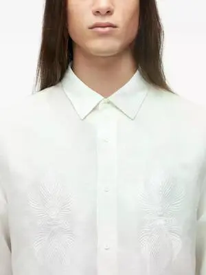 OSKLEN Leaf-embroidered Shirt