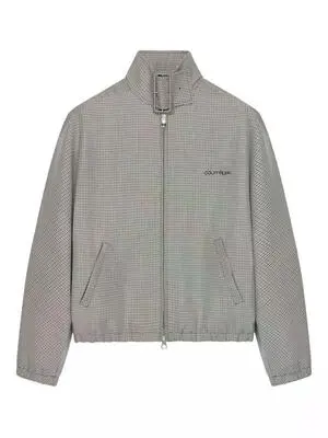 COURREGES Houndstooth Bomber Jacket
