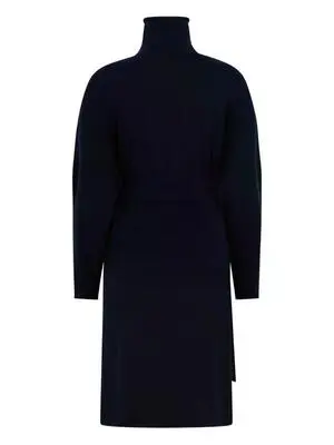 Malo Belted Roll-neck Dress