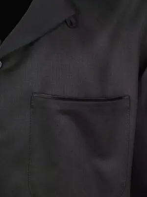 GOLDEN GOOSE Shirt In Wool Twill With Satin Details