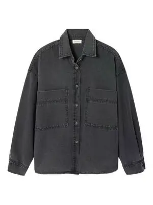American Vintage Jazy Denim Shirt - Black