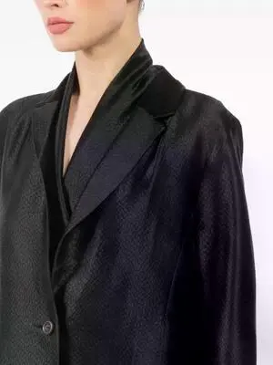 PETER COHEN Silk Single-breasted Blazer