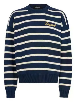 Dsquared2 Striped Long-sleeve Sweater