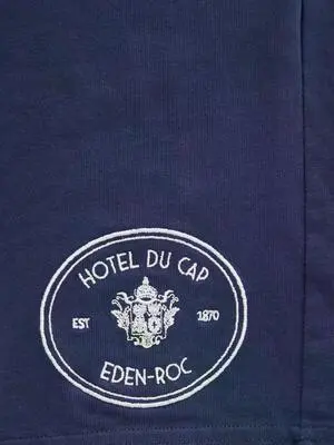 SPORTY & RICH Logo Graphic Shorts