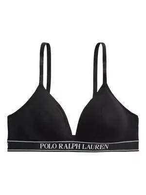 Polo Ralph Lauren Triangle-cup Bra - Black