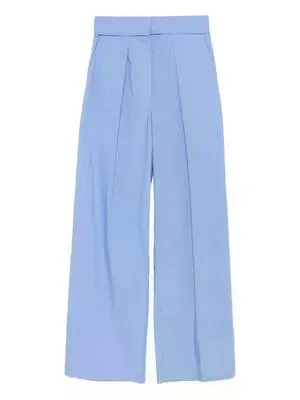 FORTE_FORTE Pleated Trousers - Blue
