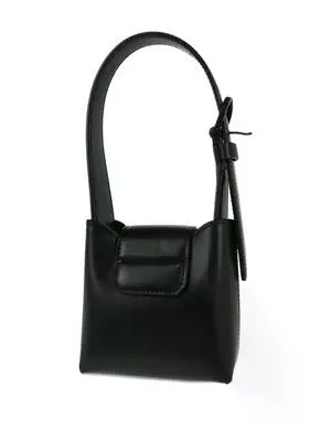 Prada 2010s Gancini Leather Shoulder Bag