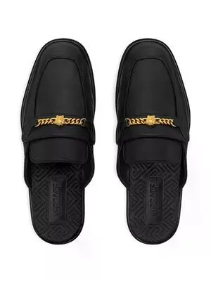 Versace Medusa Leather Mules