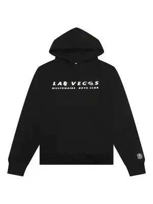 BILLIONAIRE BOYS CLUB Graphic Hooded Sweater - Black