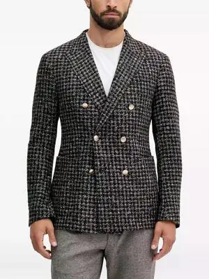 JOOP! Check-pattern Double-breasted Blazer