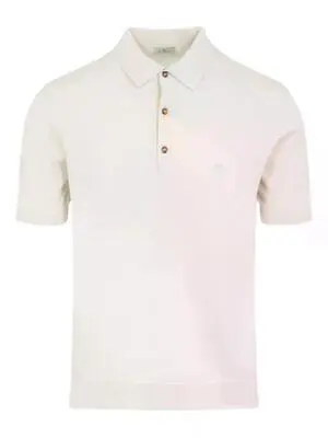 Etro Buttoned Short-sleeve Polo Shirt - Neutrals
