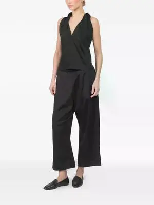 Plan C Cropped Wide-leg Trousers