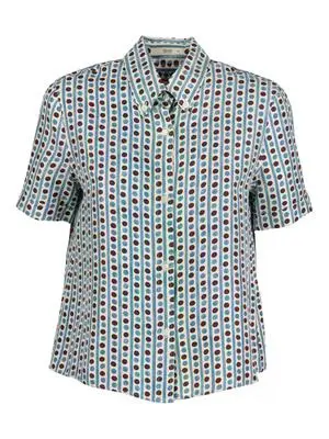 Prada Geometric Short-sleeved Shirt